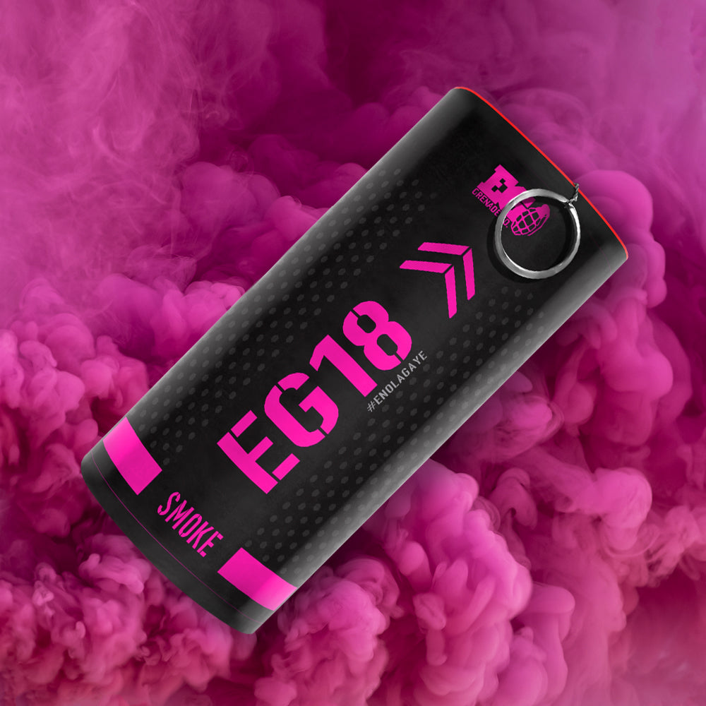SMOKE GRENADE EG18 90 SEC PINK – London Balloon Shop